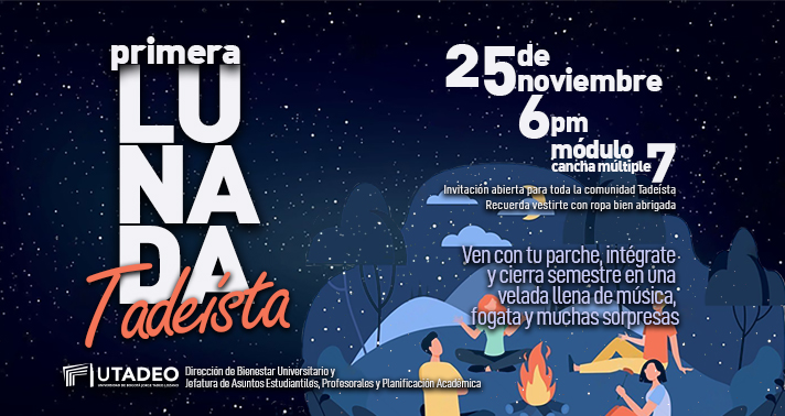 Te esperamos en la Lunada Tadeísta | Universidad de Bogotá Jorge Tadeo ...
