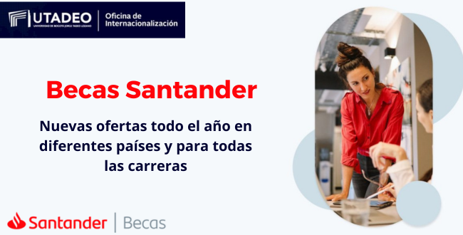 Santander: Becas | Universidad de Bogotá Jorge Tadeo Lozano