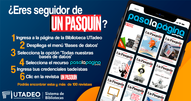 PasaLaPágina: Un Pasquín | Universidad de Bogotá Jorge Tadeo Lozano
