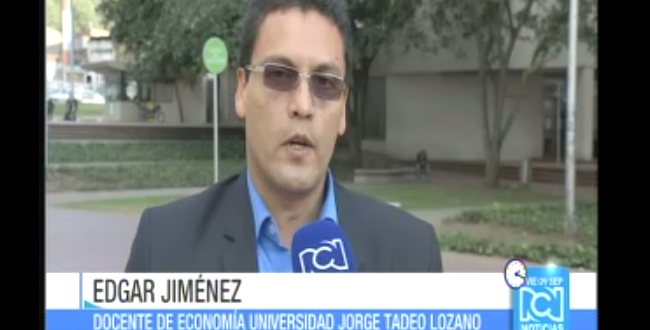Edgar Jiménez analiza la baja en la inflación para Noticias RCN ...