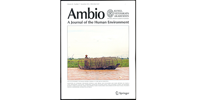 Ambio: a journal of the human enviroment | Universidad de Bogotá Jorge ...