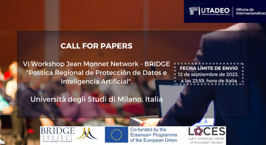 VI Workshop Jean Monnet Network - BRIDGE: Convocatoria de ponencias | Universidad de Bogotá ...