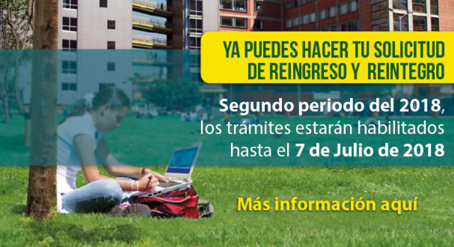 Ya puedes hacer tu trámite de Reingreso o Reintegro para el segundo ...